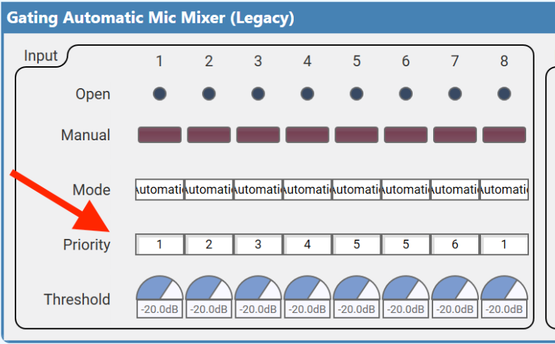 Gating Automatic Mic Mixer Component (Legacy)